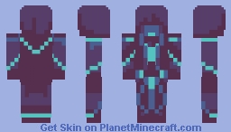 Cloaked phantom (Limited Palette skin contest) Minecraft Skin