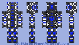 Battle Android - Armor Light Minecraft Skin