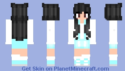 kawaii overalls Minecraft Skin