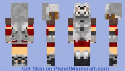Skeleton Wolf Tumber Minecraft Skin