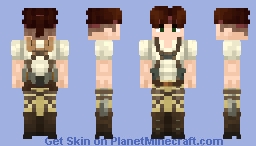 bottom text. Minecraft Skin