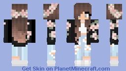 Flower jakcet Minecraft Skin