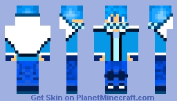 Blue Mage Minecraft Skin