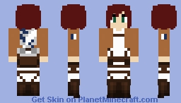 Isabel Magnolia AOT Minecraft Skin