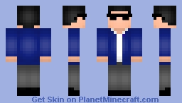cool guy HD Minecraft Skin