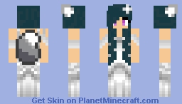 Wolf Girl Fancy/Wedding Dress Minecraft Skin