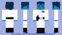 Grand Admiral Thrawn Minecraft Skin