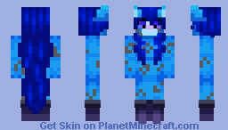 Snow Leopard Girl Minecraft Skin