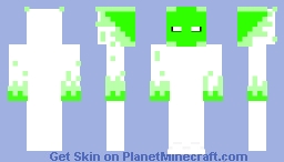 Green Fire Minecraft Skin