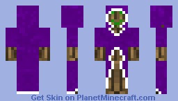 purple tree man Minecraft Skin