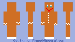 Ginger bread man Minecraft Skin