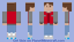 Marty BTTF 2 Minecraft Skin