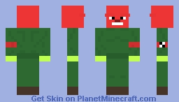 Red Skull Minecraft Skin