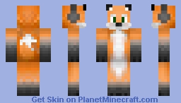 Fox with headphones Minecraft Skin