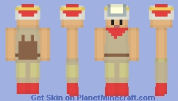 Captain toad Minecraft Skin