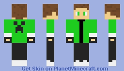 green creeper Minecraft Skin