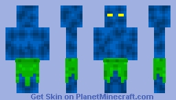 Water Elemental Minecraft Skin