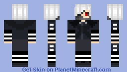 Kaneki Ken Minecraft Skin
