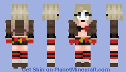 Harley Quinn-DC BOMBSHELLS Minecraft Skin