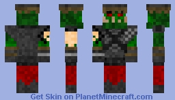Ork soldier (2) (The orks pack) Minecraft Skin
