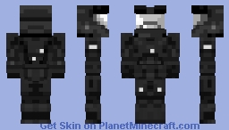 Caboose Greyscale Minecraft Skin