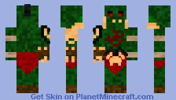 Ork shaman "The orks pack" Minecraft Skin