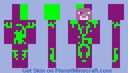 Hacked Steve Minecraft Skin