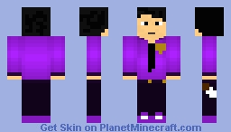 Purple Guy Minecraft Skin