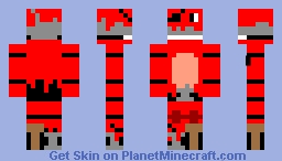 whithered rockstar foxy Minecraft Skin