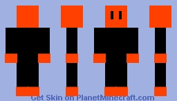 fake orange Minecraft Skin