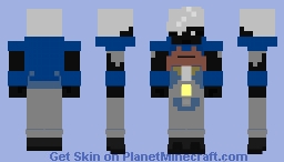 Sci-fi Android Scout Armor Minecraft Skin