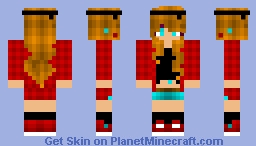Red flannel skin~| Minecraft Skin