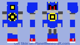 Metal Sonic Minecraft Skin