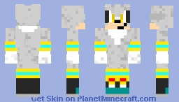 Silver the Hedgehog Minecraft Skin