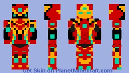 iron man suit made by me Minecraft Skin