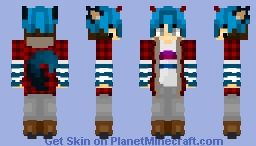 demon wolf Minecraft Skin