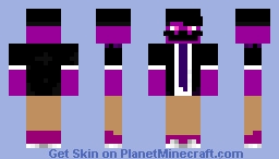 Half Human Half Demon Minecraft Skin