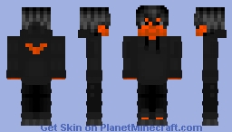 Orange Steve/human Minecraft Skin