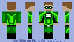 Green Lantern Minecraft Skin