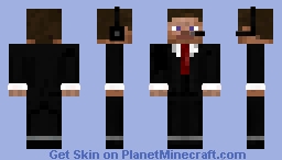 Reporter Steve Minecraft Skin