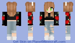 fixed rose girl Minecraft Skin