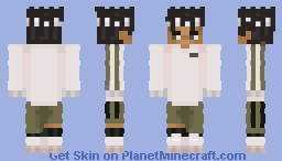 Young Olive Green Minecraft Skin