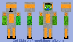 Alien Steve Minecraft Skin