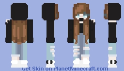 a normal girl Minecraft Skin