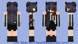 Black Roses Jams Minecraft Skin
