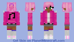Magenta Minecraft Skin