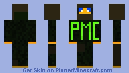 Black PMC Skin Minecraft Skin