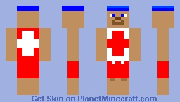 Lifeguard steve Minecraft Skin