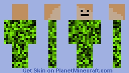 Bush man Minecraft Skin
