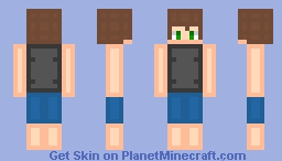 Terrence No Mask - FNaF4 Minecraft Skin